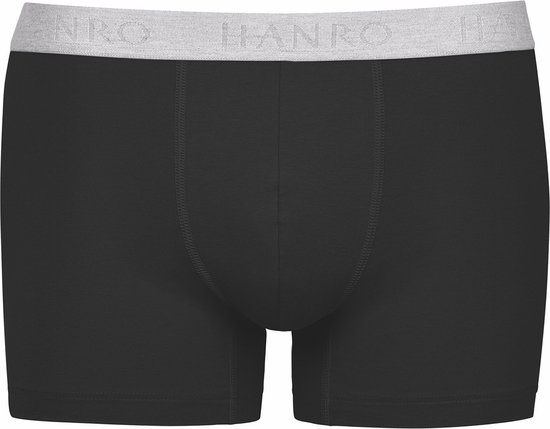 Hanro Cotton Essentials Korte short - 2 Pack Noir - 073078-0019 - S | bol