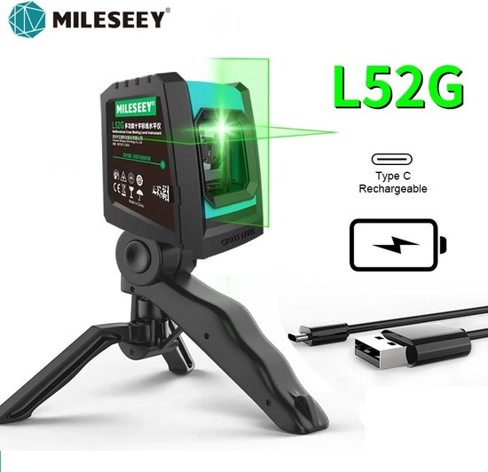 West Lijnlaser groen - Kruislaser - Zelf nivellerend - Extra goed ...