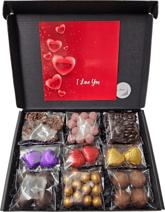 Chocolade Combinatie van luxe Belgische Chocolade met Mystery Card 'I ...
