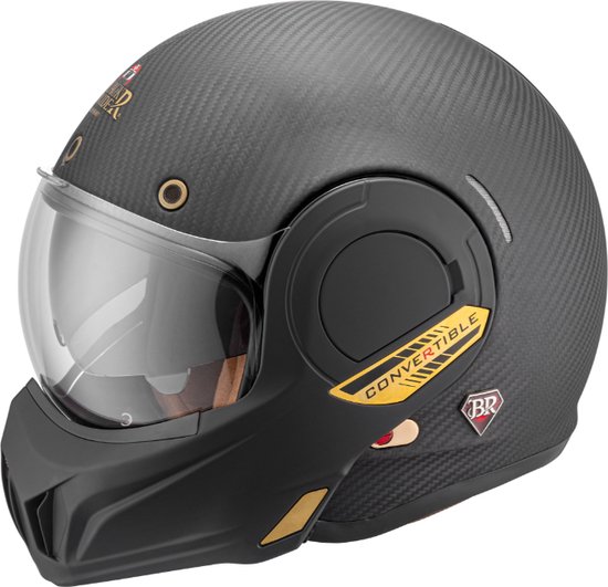 BEON Black Rider Convertible - XL - Motor Systeem Helm | Materiaal ...