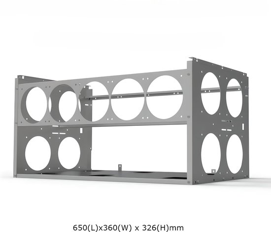 Nereb - 6 tot 10 GPU Stackable Open Air Mining Frame - Stapelbaar ...