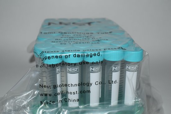 NEST® - Centrifuge buizen - Polypropylene - 15 ml - Met schroefdop - 50 ...