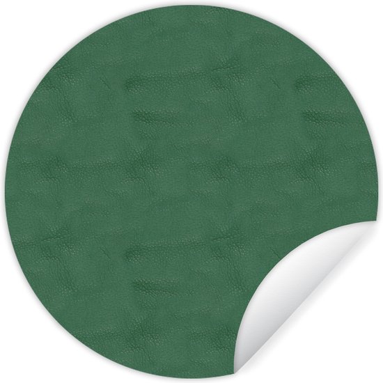 WallCircle - Muurstickers - Behangcirkel - Inductie beschermer - Leer - Groen - Dieren... | bol