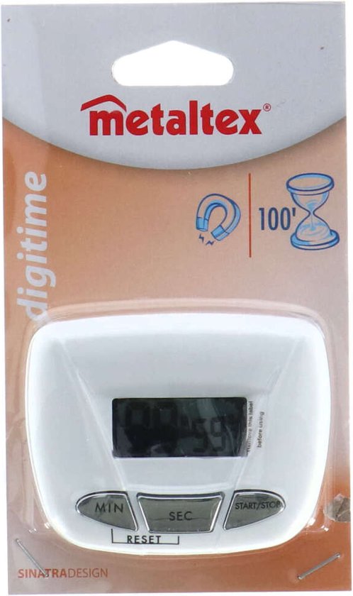 Metaltex Digital timer -100 min | bol