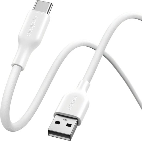 RobustLine USB-A naar USB-C Kabel – 1m – 60W Snelladen – Duurzaam ...
