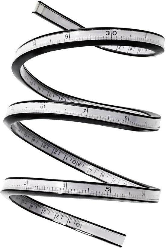 Flexibele gebogen liniaal - Buigbaar - 90 cm - Ideaal voor ontwerp en ...