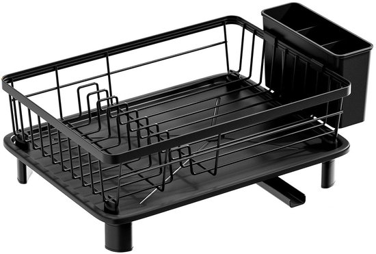 Somstyle Afdruiprek met Lekbak - 43 x 30 x 15 CM - Afwas Droogrek ...