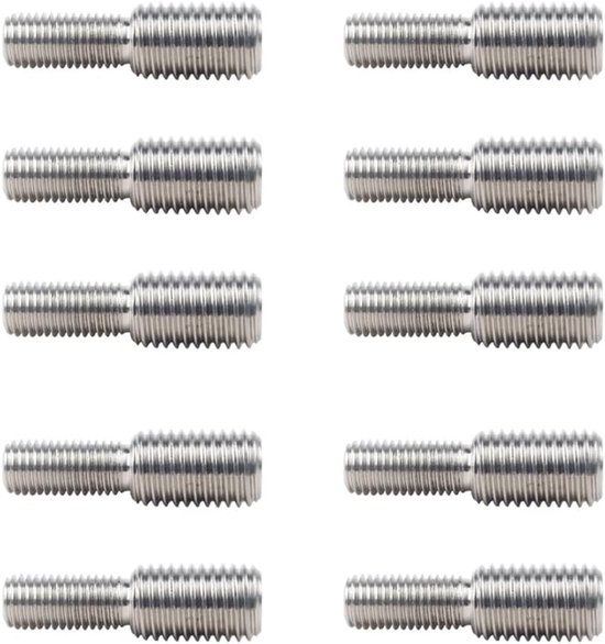 M8*20 to M10*20 Reduction Metric Thread Adapter, 10pcs Stainless Steel ...