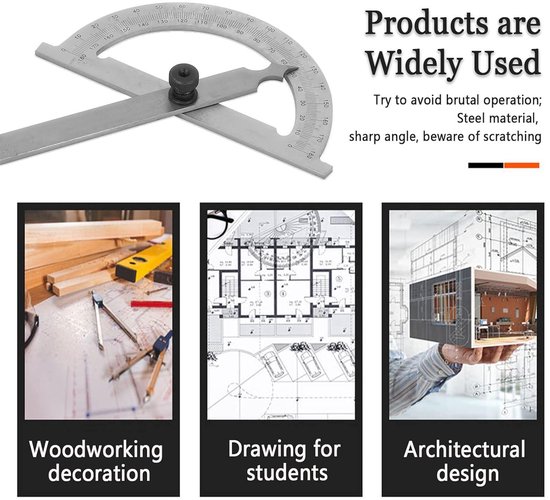 JGS Premium - Hoek gradenboog in Koolstofstaal, Verchroomd, 80 x 120 mm ...