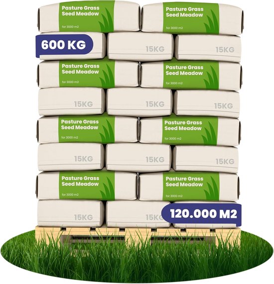 Weide Graszaad Meadow - Speciaal voor Paarden en Kleinvee (600kg, 3 ha) - Graszaad... | bol