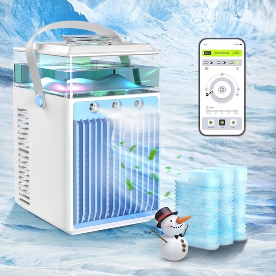Mini airco - Airco - Mini Ventilator - Draagbaar - Luchtkoeler ...