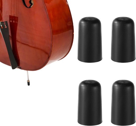 Allecto Plus - 4 stuks End Pin Plug voor Cello - Rubberen Tip - Cello ...