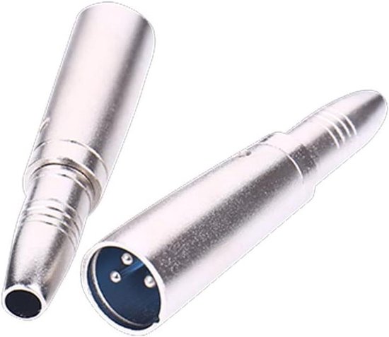 Allecto Plus - Audio Connector 6.35 mm Female naar XLR Male, 2 Stuks ...