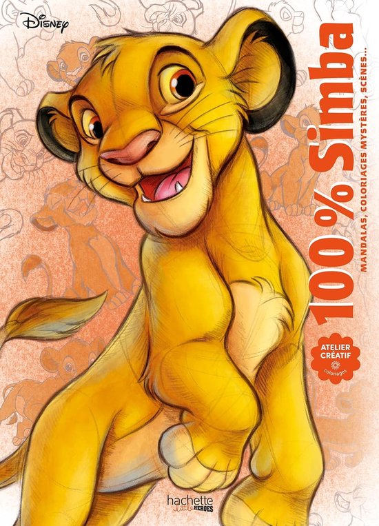 Disney - 100% Simba - Kleurboek voor volwassenen en kinderen | bol