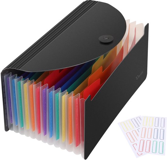 Uquelic 13 Pocket File Organizer – Uitbreidbare map voor documenten ...