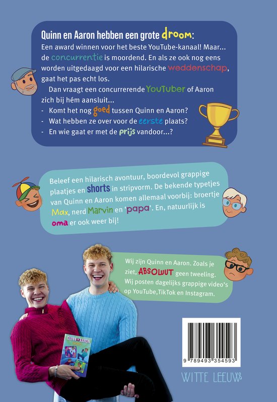 Quinn en Aaron shorts - Hilarisch avontuur van de bekende YouTube ...