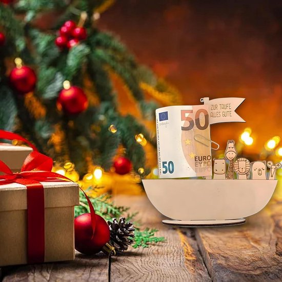 Allecto plus - Houten Ark van Noach doopgeschenk voor jongens en ...