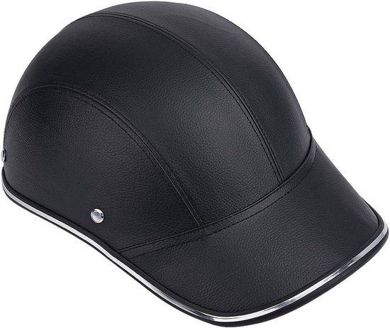 Helmet Bonnet voor Motorfiets - Half Open Helm Baseball Cap ...