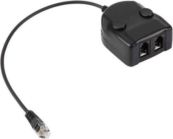 Headset Training Adapter Telefoon Splitter Box met Volumeregeling en ...