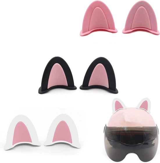 Allecto Plus - Motorhelm Decoratie Accessoires Kattenoren Siliconen ...