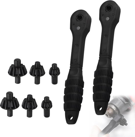 2-in-1 ratelsleutel voor boorkop, universele vervangingssleutel voor ...