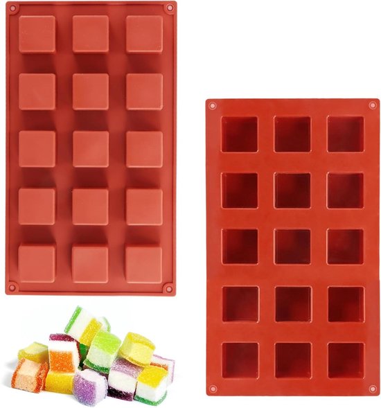 Allecto Plus - Siliconen vormen voor bakken van chocolade en ijs - 2 ...