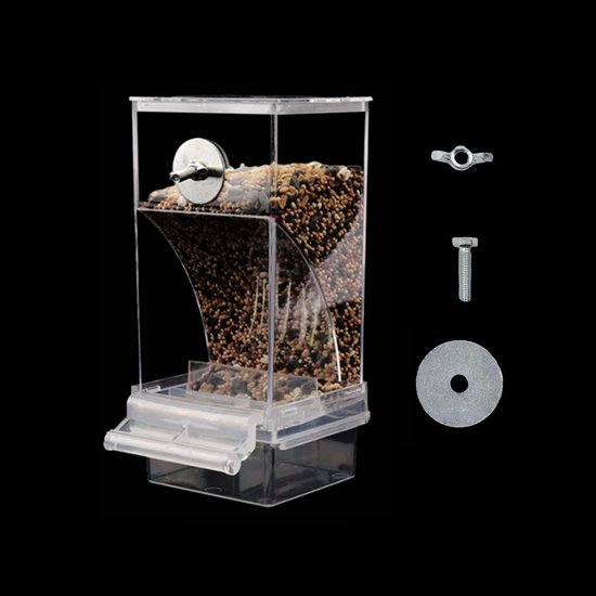 Automatic Feeder Dispenser for Birds - Transparent Bird Feeders for ...