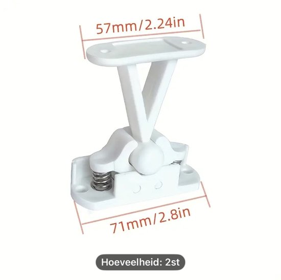 Deurvanger set van 2 Stuks voor stacaravan, Toercaravan & Camper- Sterk ...