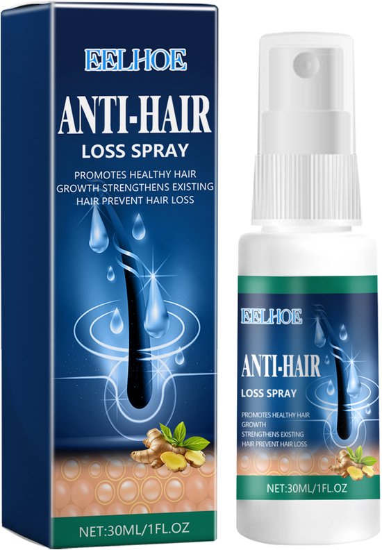 4 stuks spray tegen haaruitval, voedt haar, herstelt droog, sterk haar ...