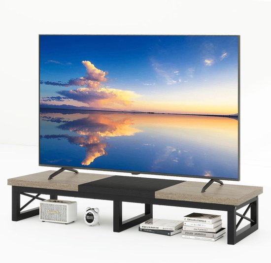 45 Inch Large TV Riser for 32-60 Inch TV Table Top Short Stand with ...