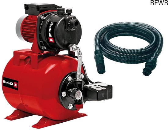 RFWR® Hydrofoorpomp Set 650 W met 20L Tank en 3800L/h Capaciteit | bol