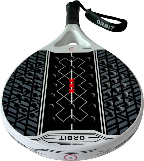 Orbit Padel racket Leep 2.0 - Rond blad - Zachte EVA kern - 3D metallic ...