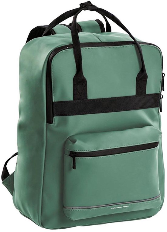 Daniel Ray Birmingham Water-Repellent Backpack old green | bol