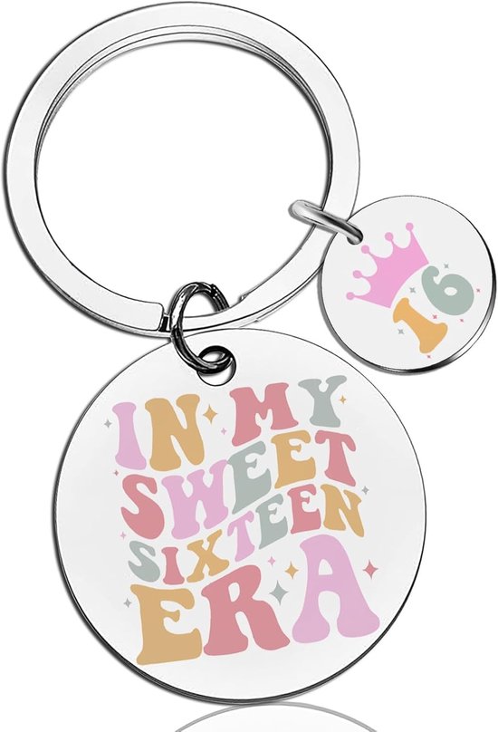 1 Piece 16th Birthday Keychain voor Meisjes - Klein Cadeau Idee ...