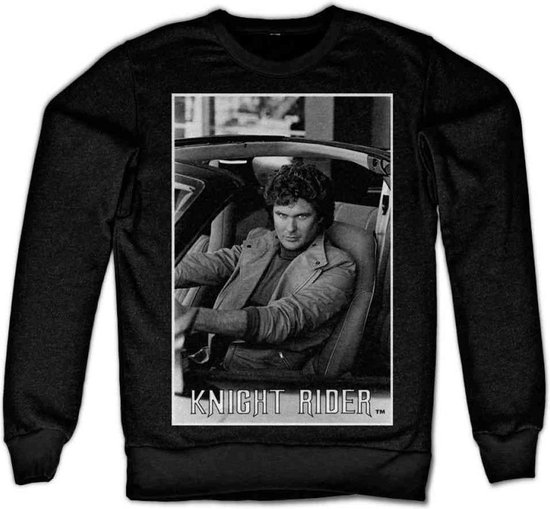 Knight Rider Sweater/trui -S- Hasselhoff In Knight Rider Zwart | bol