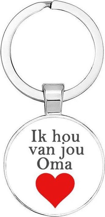 Akyol - Ik hou van jou oma Sleutelhanger - Oma - Grootmoeder - Leuke ...