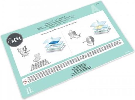 Sizzix Big Shot Plus Adapter A Plaat – Standaard 38,1x22,5x0,3cm | bol