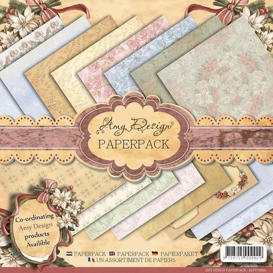Paperpack - Amy Design - Vintage Christmas Collection | bol