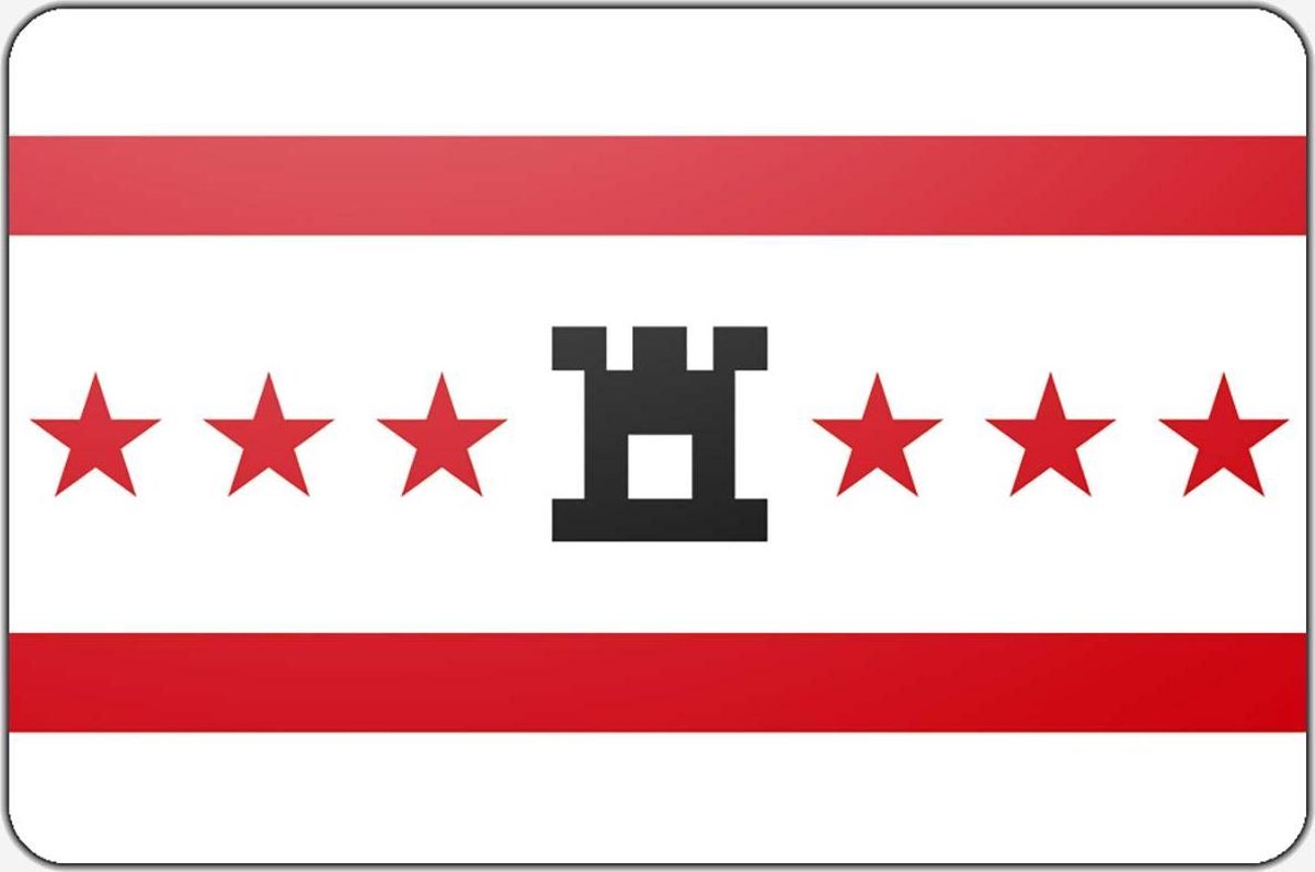 Vlag Drenthe - 150 x 225 cm - Polyester | bol.com