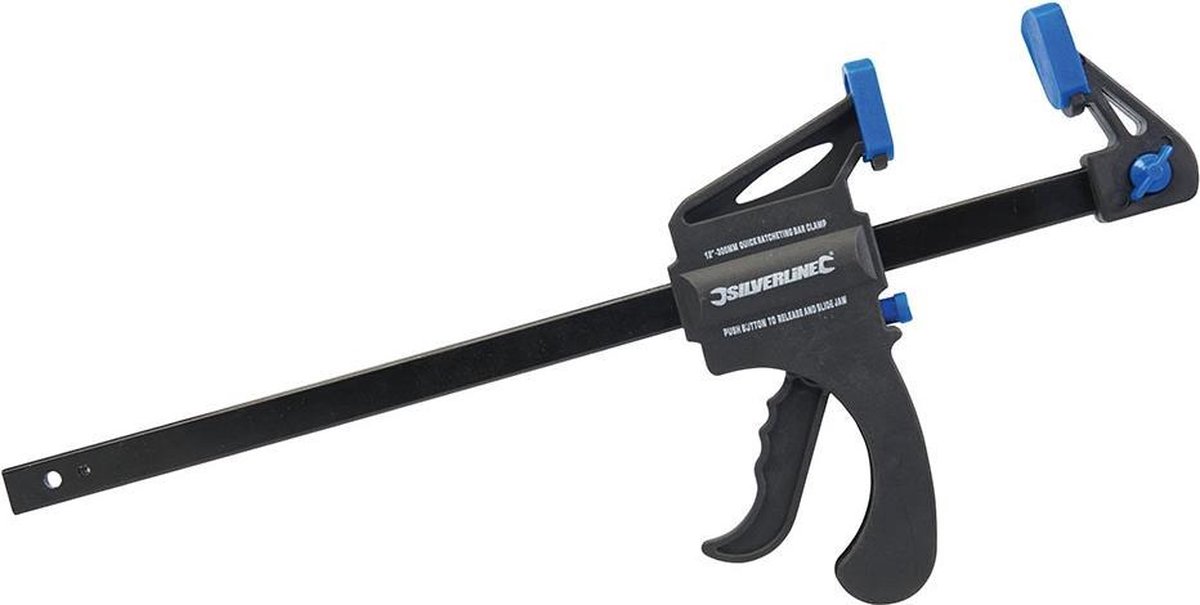 Silverline Snelspanklem - 300 mm - 30 cm | bol.com