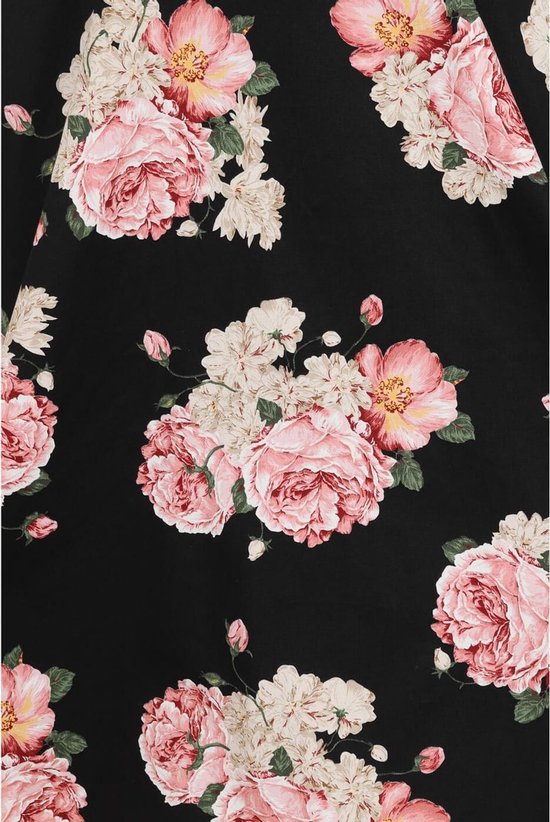 Dancing Days - ENGLISH ROSE Flare jurk - XS - Zwart | bol