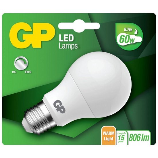 GP Lighting Gp Led Classic Dimb. 9,5w E27 | bol.com