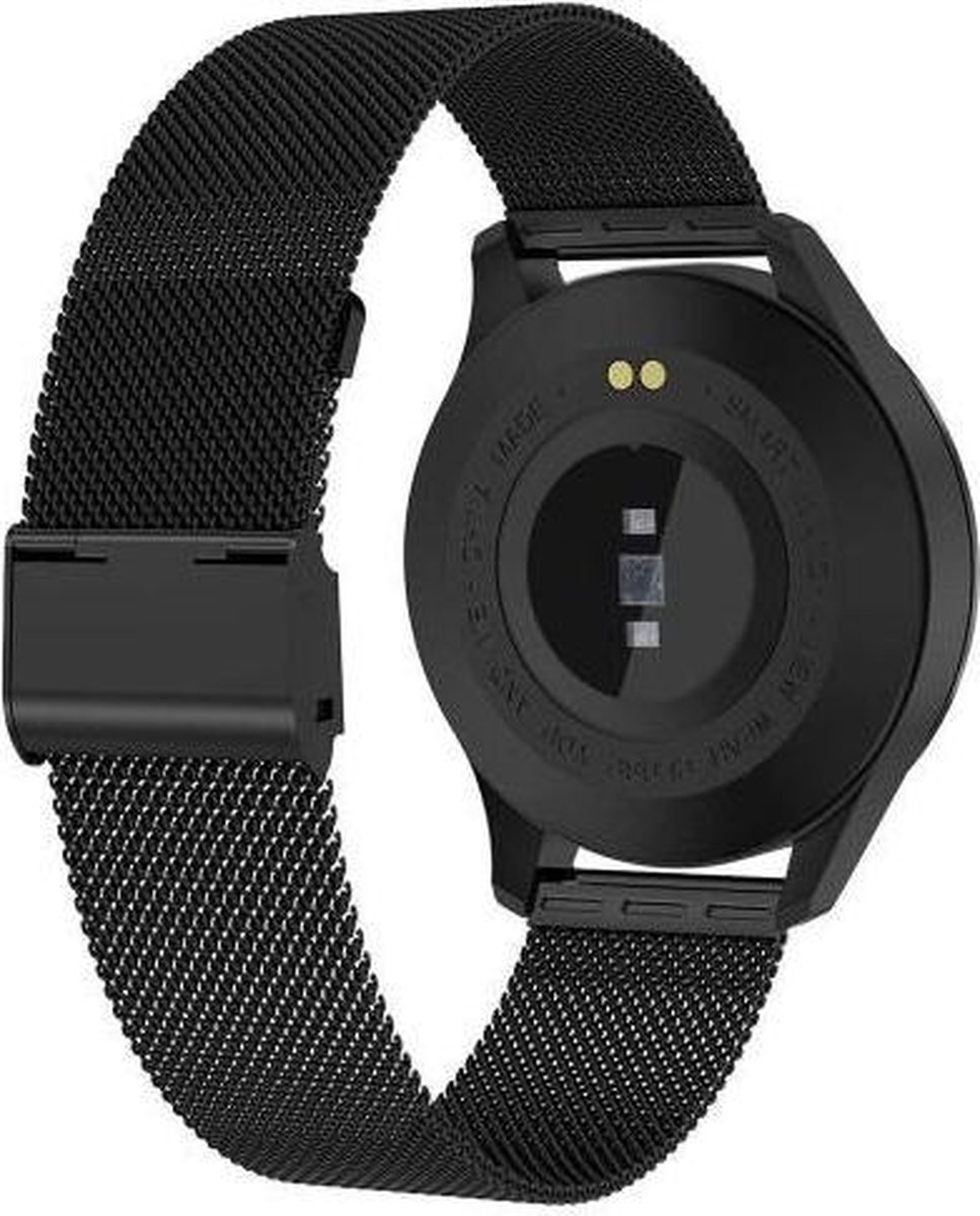 Parya Official - Smart Watch PP69 - Stainless Steel - Zwart | bol