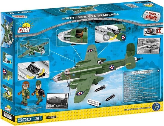 Cobi 500 Pcs Small Army /5541/ North American B-25B Mitchell | bol