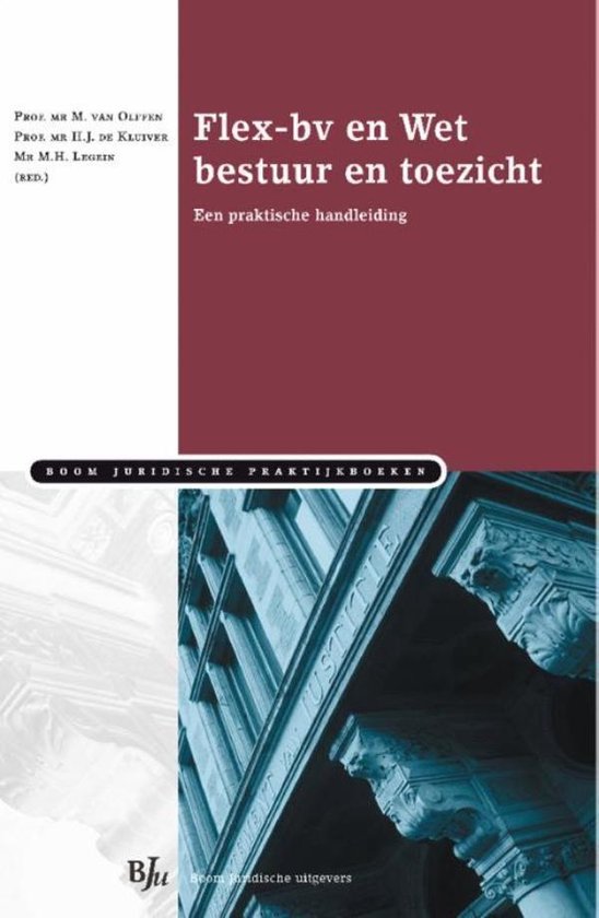 Flex BV en wet bestuur en toezicht (ebook) | 9789460946851 | Boeken | bol