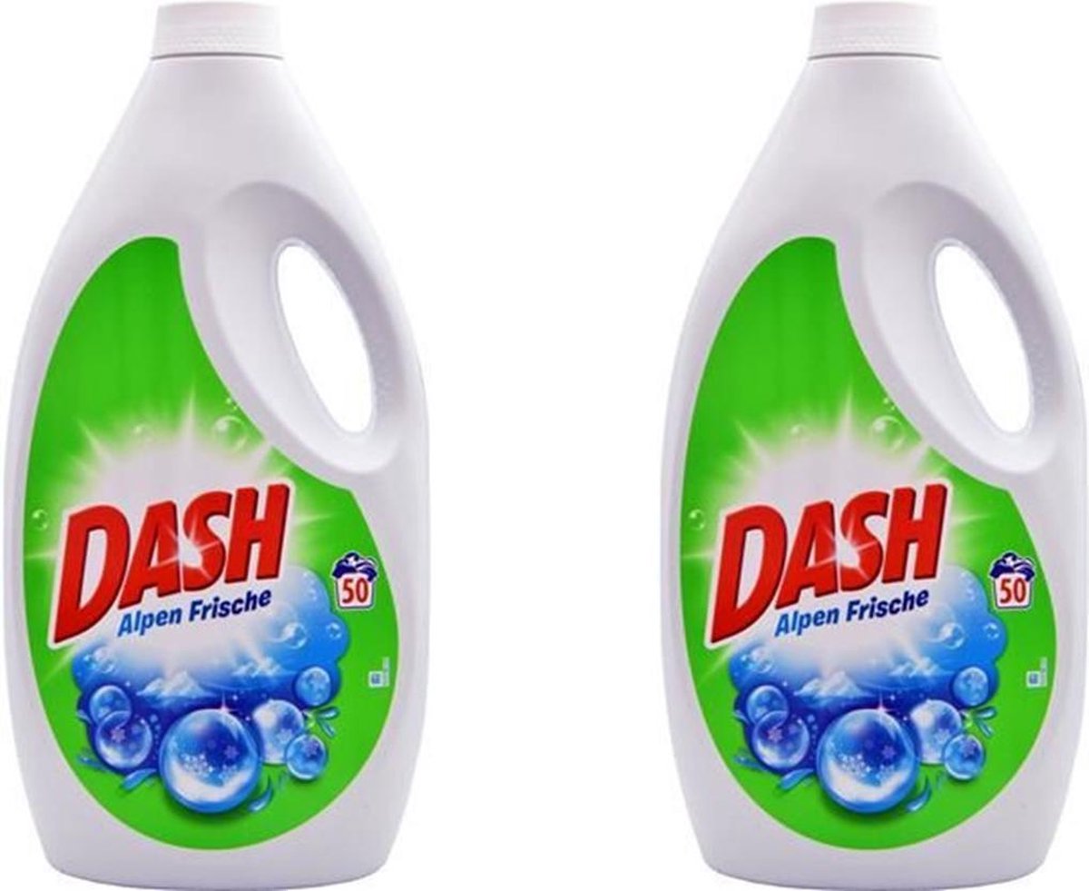 Dash Alpen Frische Détergent liquide - pack duo 2 x 3.25 L - 100 ...