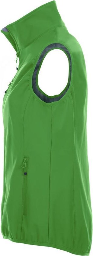 Clique Basic Softshell Vest Ladies 020916 - Vrouwen - Appelgroen - M | bol