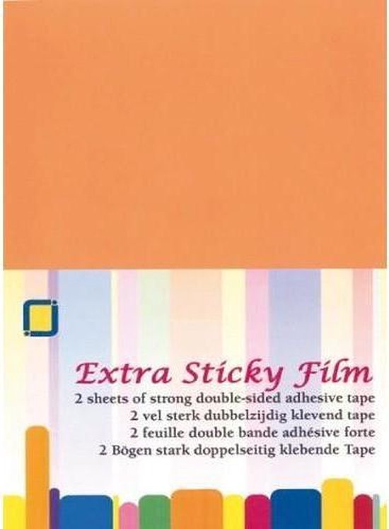 Extra sticky film 2x A4 vellen | bol.com