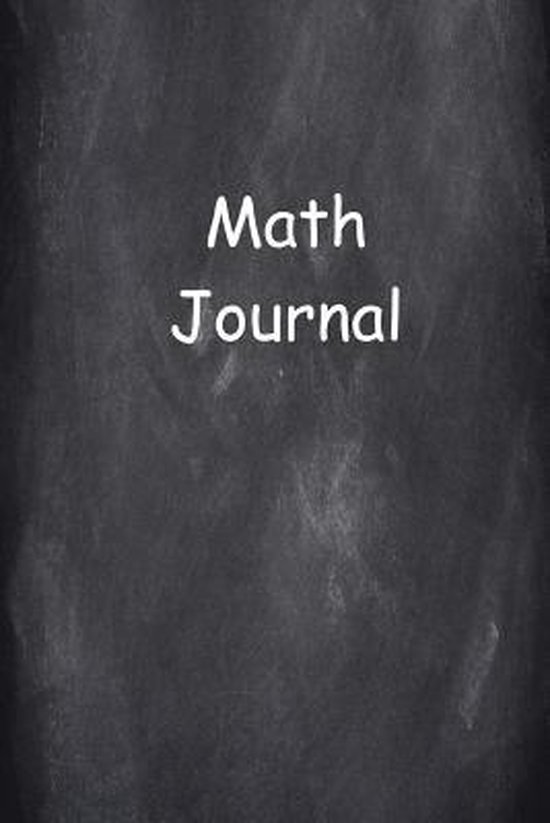 Math Journal, Distinctive Journals | 9781543004007 | Boeken | bol.com