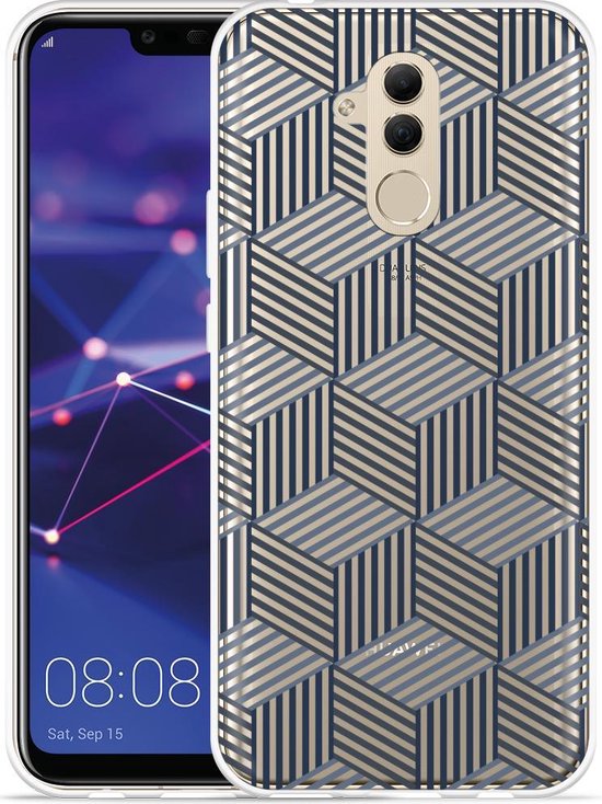 Huawei Mate 20 Lite Hoesje Isometric Pattern Designed by Cazy | bol